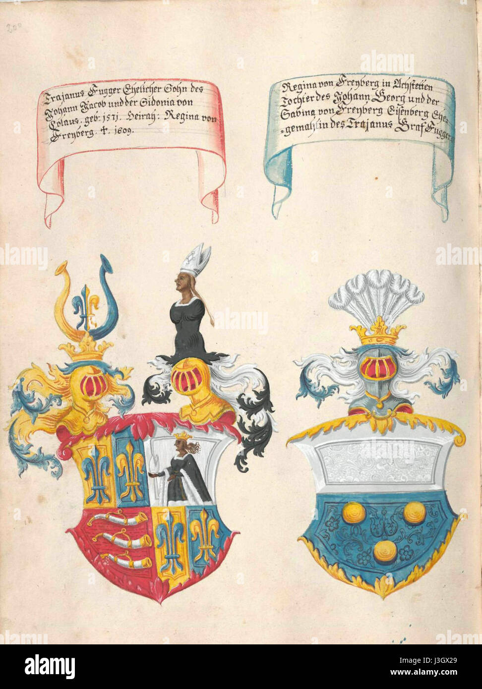 The Fugger Ehrenbuch 200 is a historical record detailing the ...