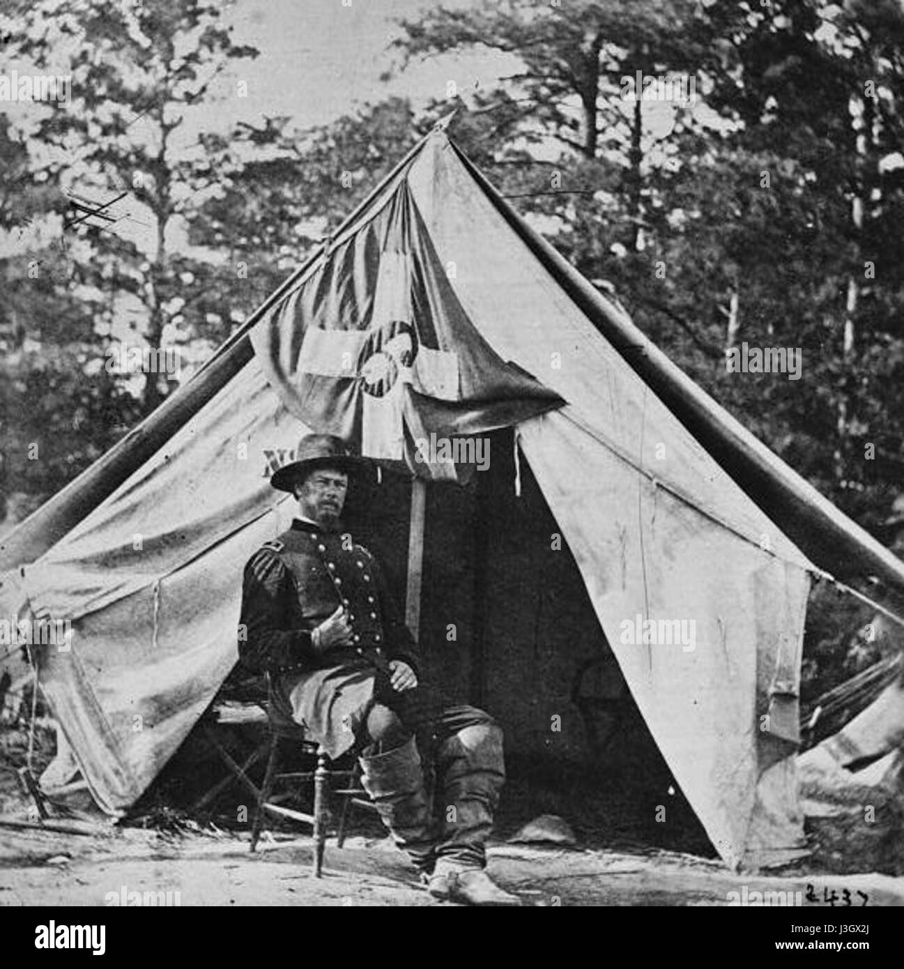 Generals tent Black and White Stock Photos & Images - Alamy