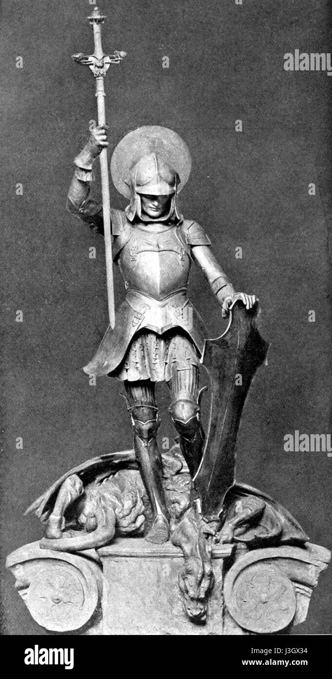 George Frampton Saint George et le dragon Stock Photo - Alamy