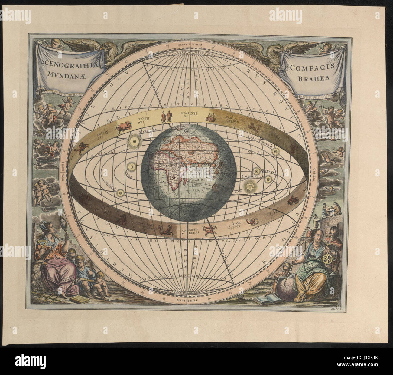 Geocentric map hi-res stock photography and images - Alamy