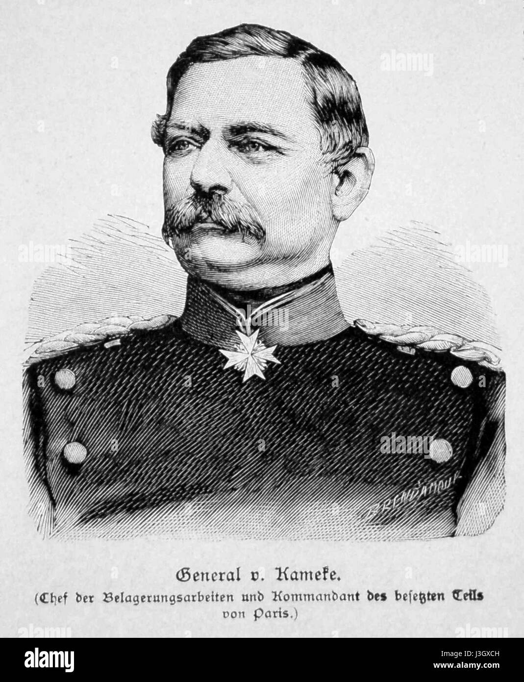 General von Kameke Stock Photo - Alamy