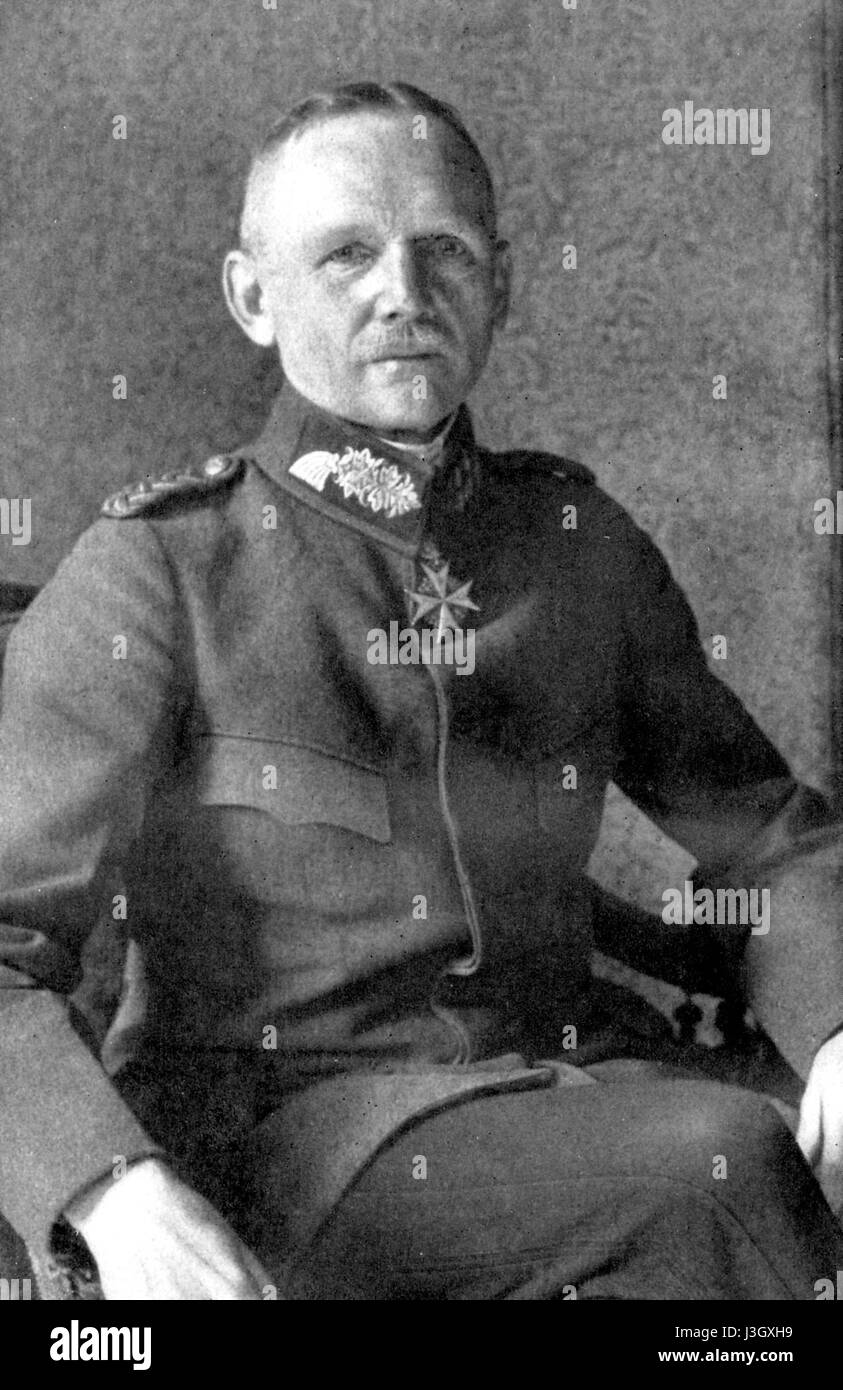 Generalmajor Maercker, a German military figure, was notable for his ...