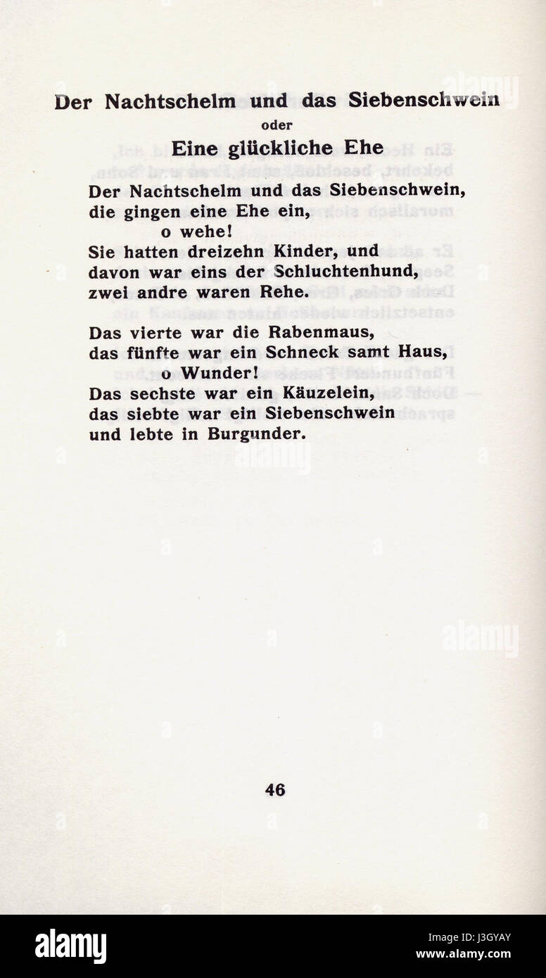 'Galgenlieder' (Gallows Songs) is a collection of poems by the German ...