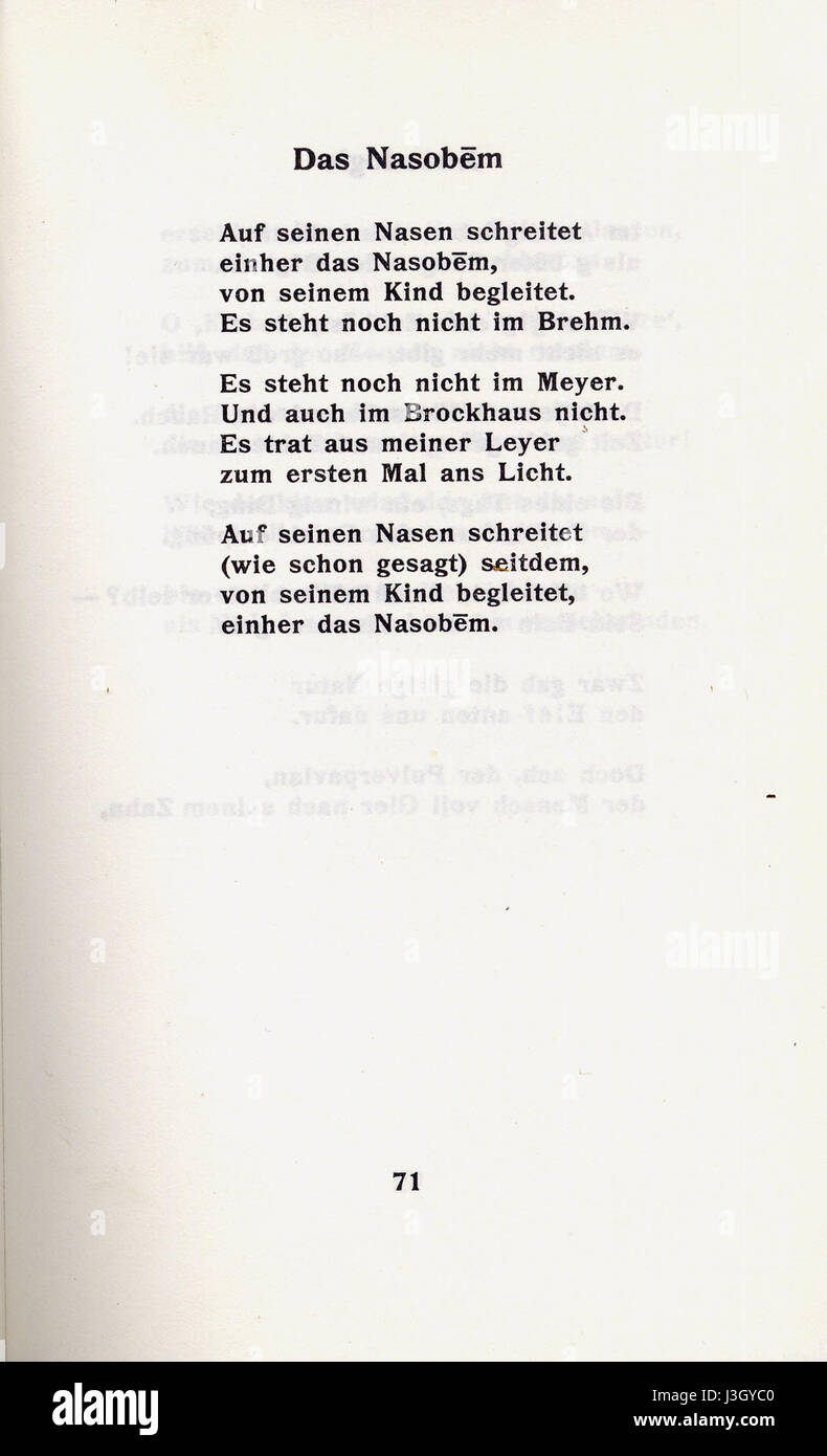 'Galgenlieder' (Gallows Songs) is a collection of poems by the German ...