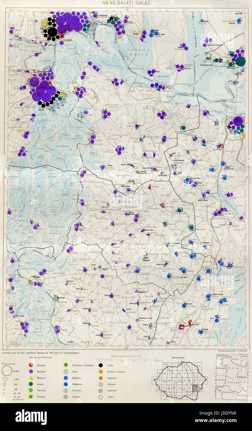 Galati map hi-res stock photography and images - Alamy