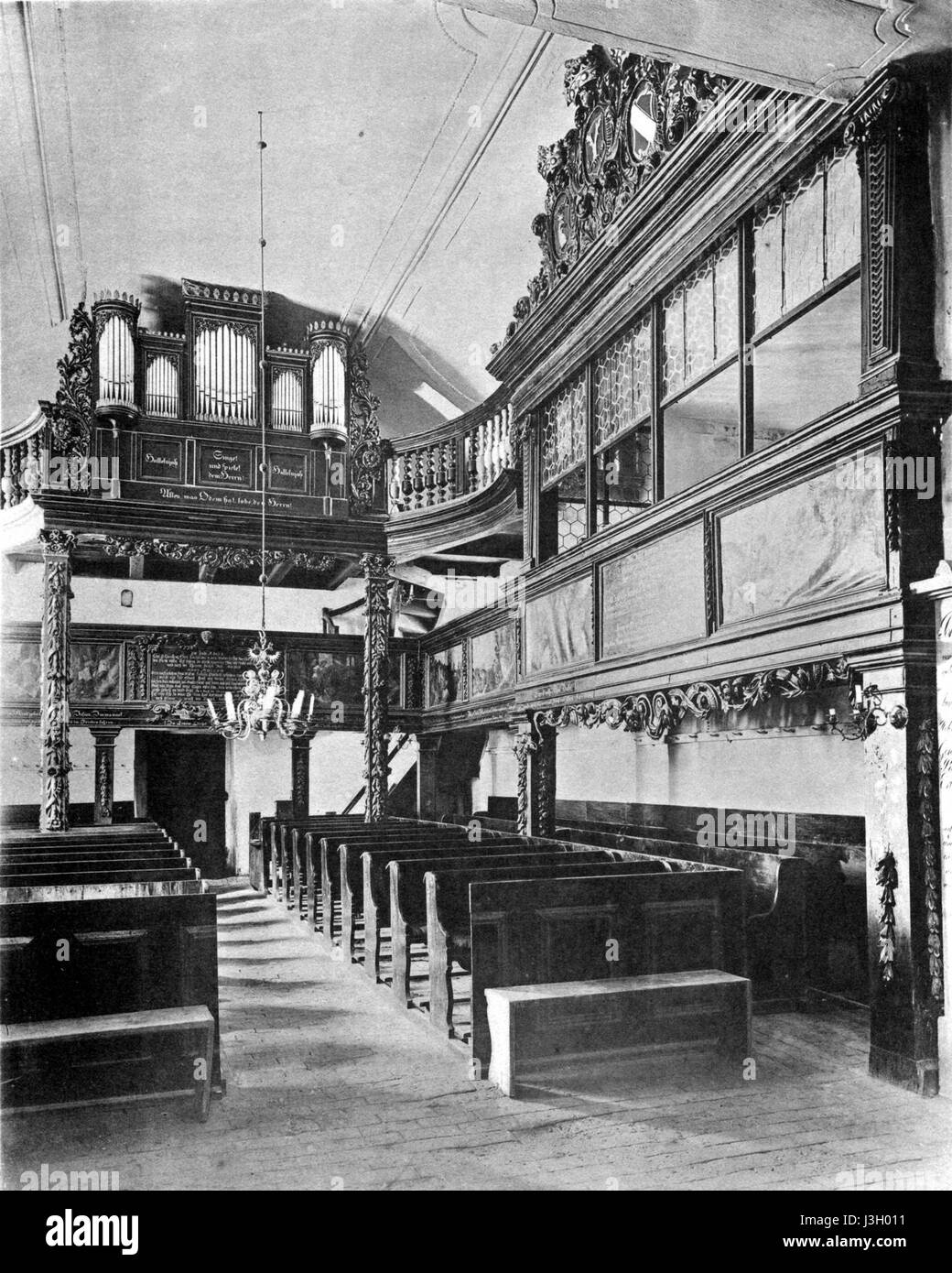 View towards historic buildings Black and White Stock Photos & Images ...