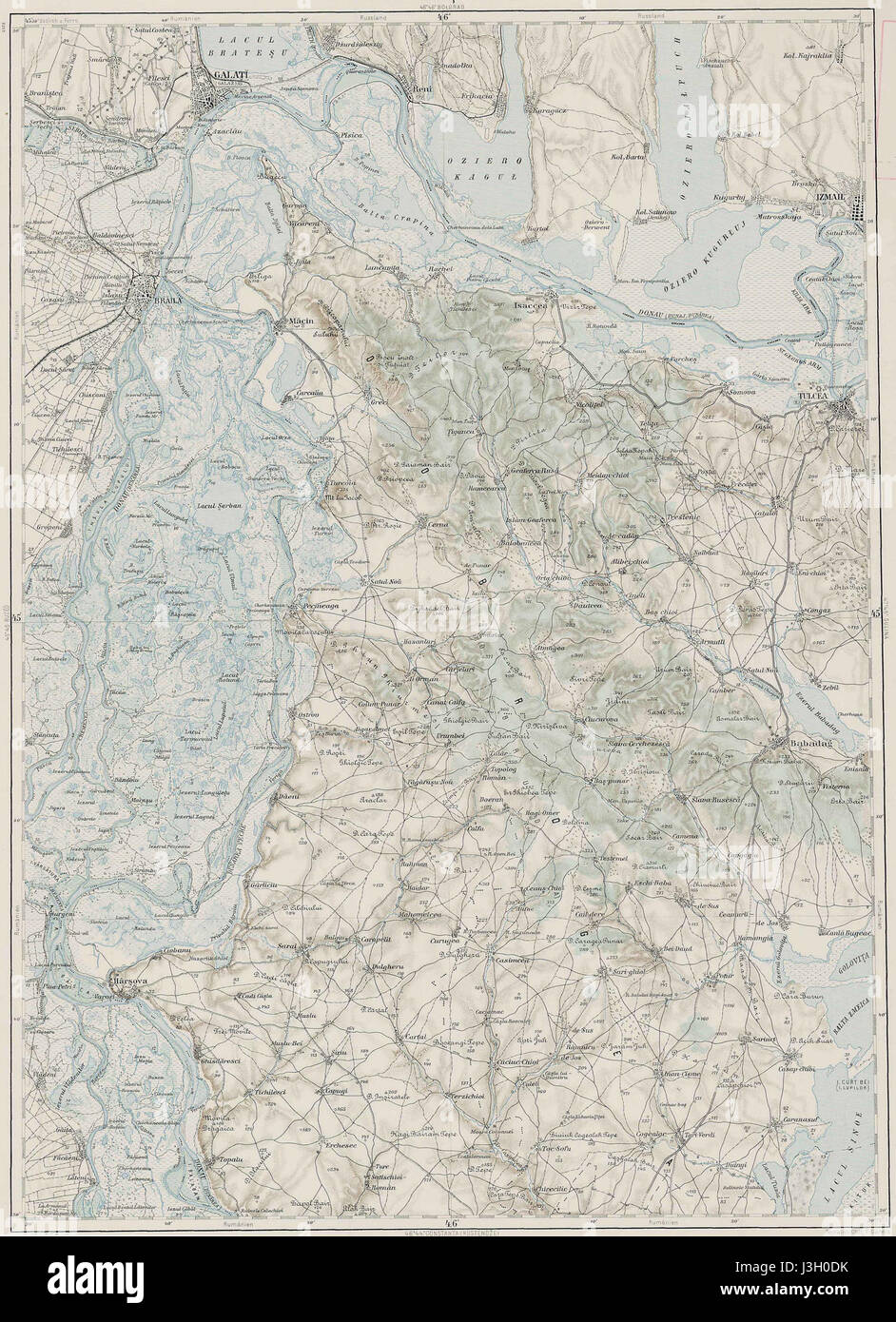 Galati map hi-res stock photography and images - Alamy