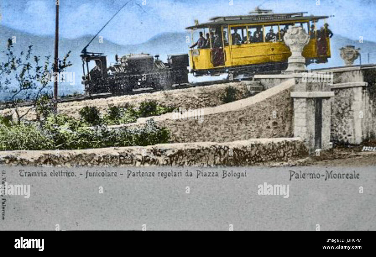 The Funicolare Monreale is a funicular railway system that connects the ...