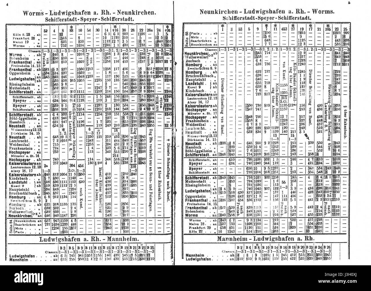 Fahrplan 1884 refers to a historical German railway timetable from the ...