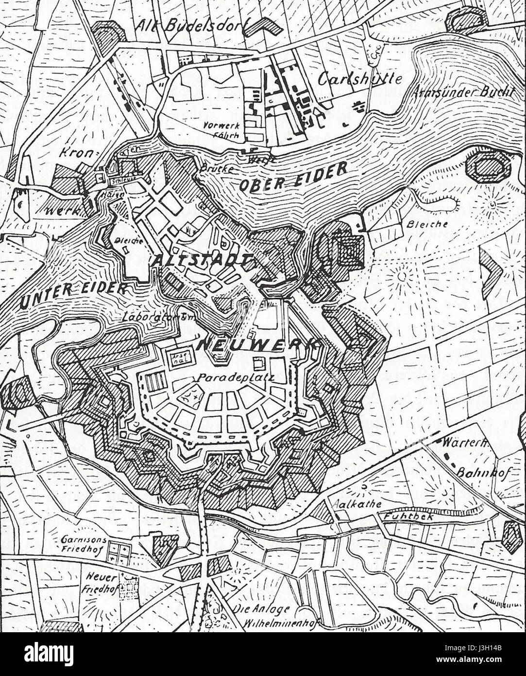 Festung Rendsburg (1848 Stock Photo - Alamy