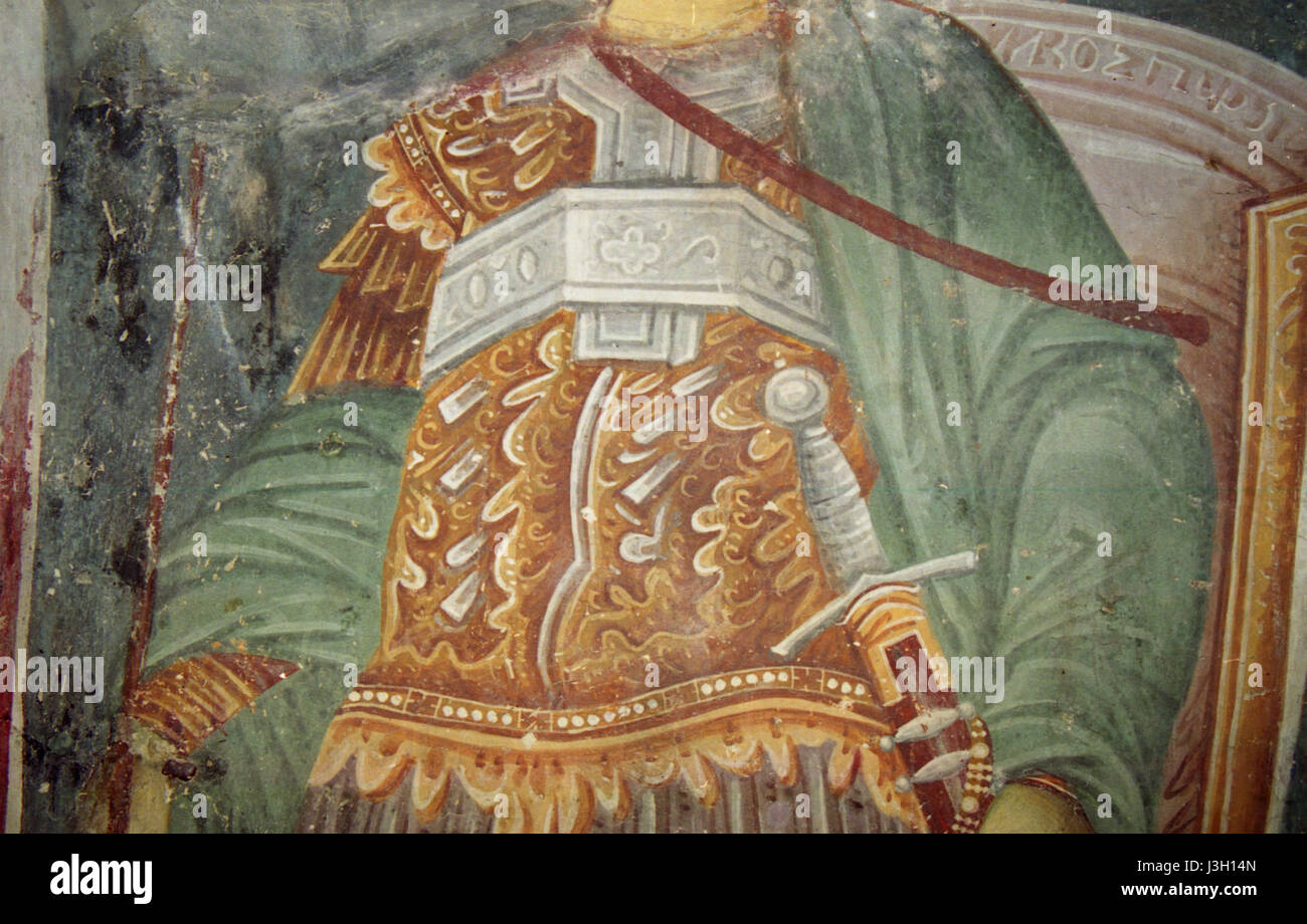 These frescoes from St. Nikita Church in Banjani are important examples ...