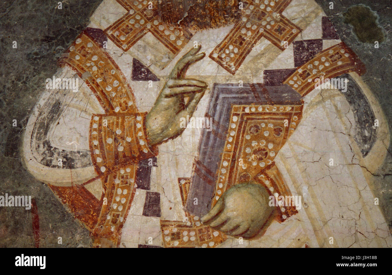 The frescos from St. Nikita Church in Banjani are examples of religious ...