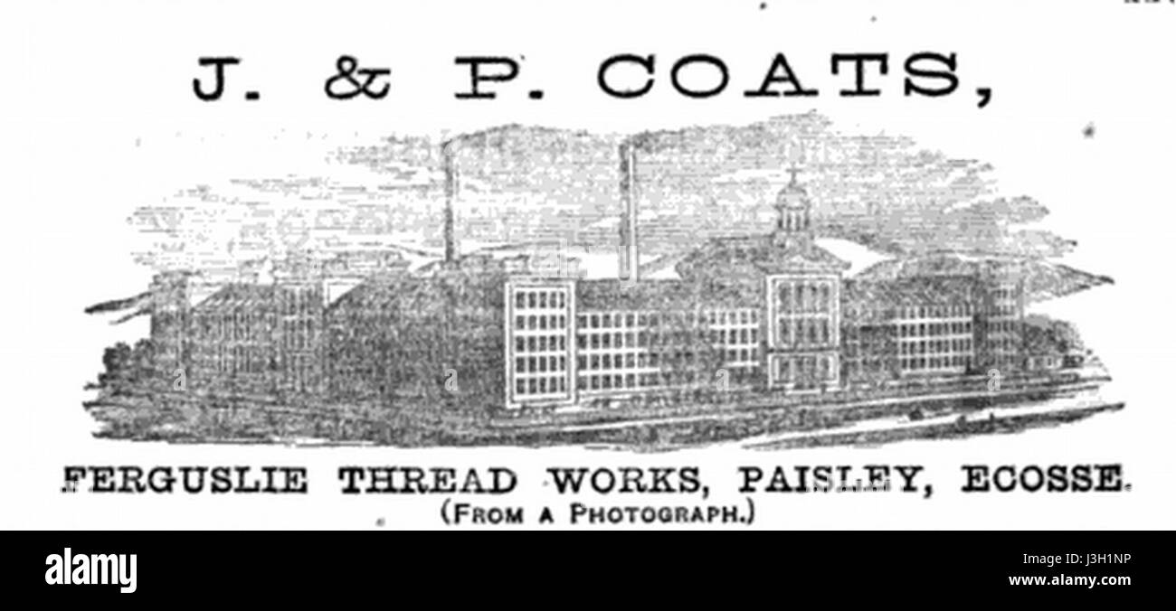 Ferguslie Thread Works was a historic textile factory located in ...