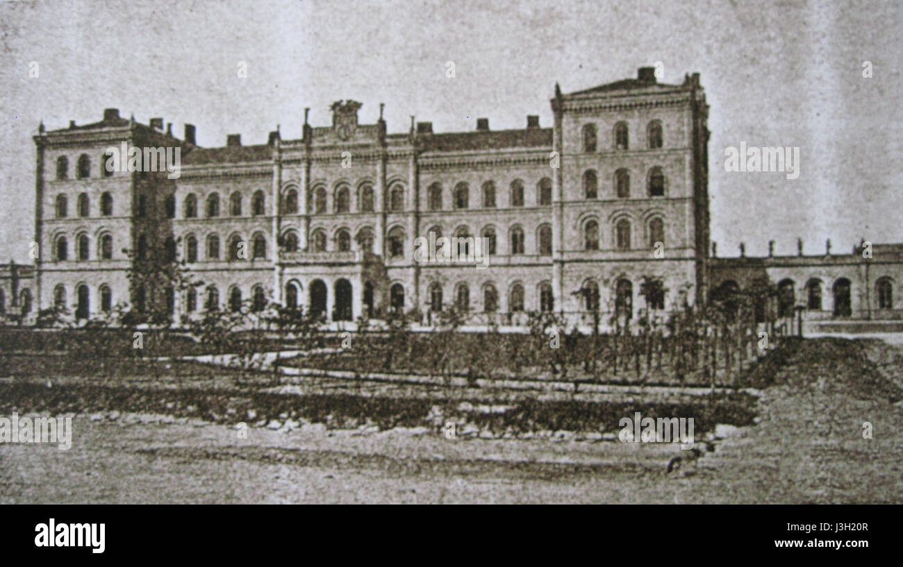 The first train station in Lviv, Ukraine, representing the city's early ...