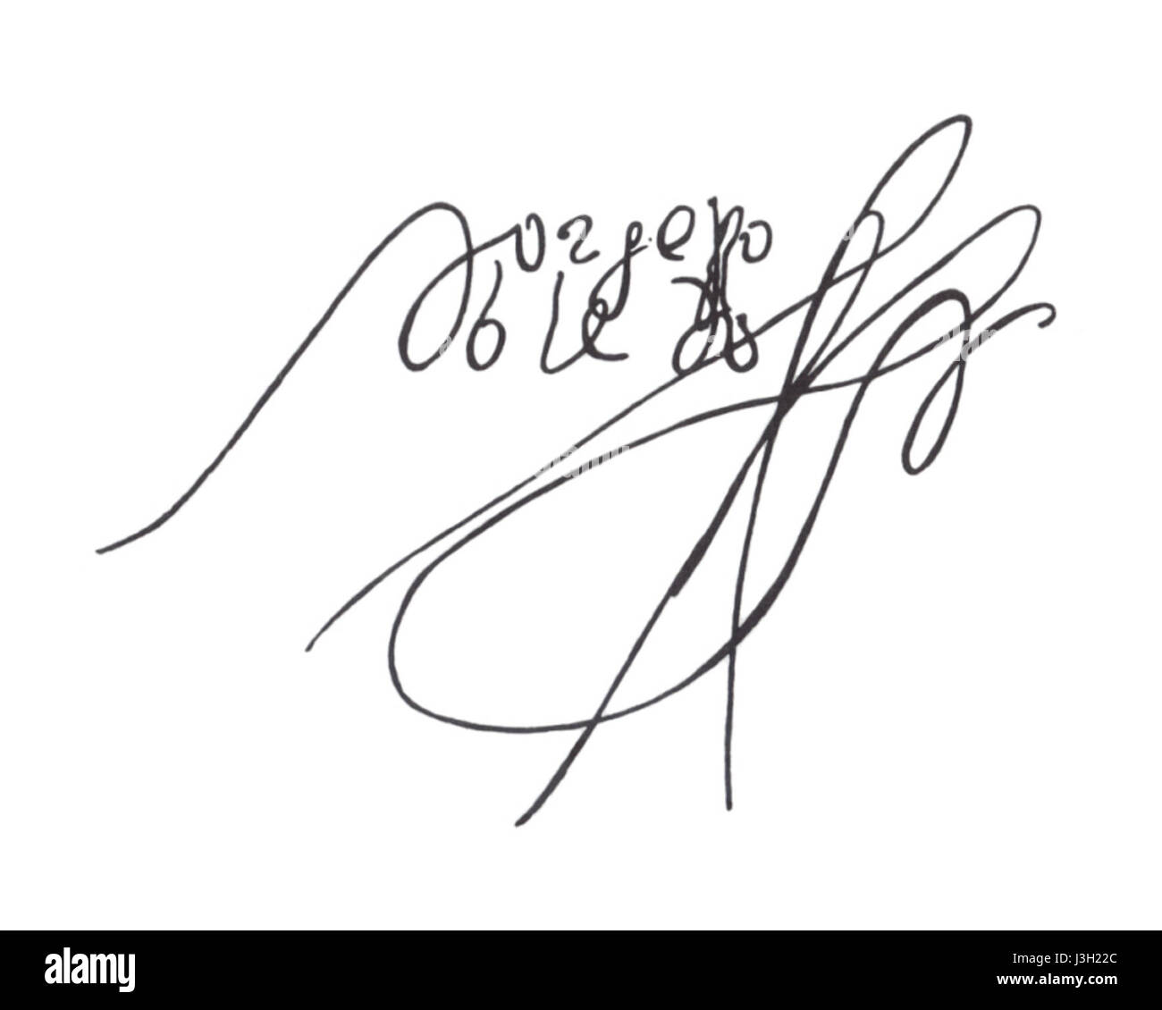 Firma de Jorge Robledo Stock Photo - Alamy