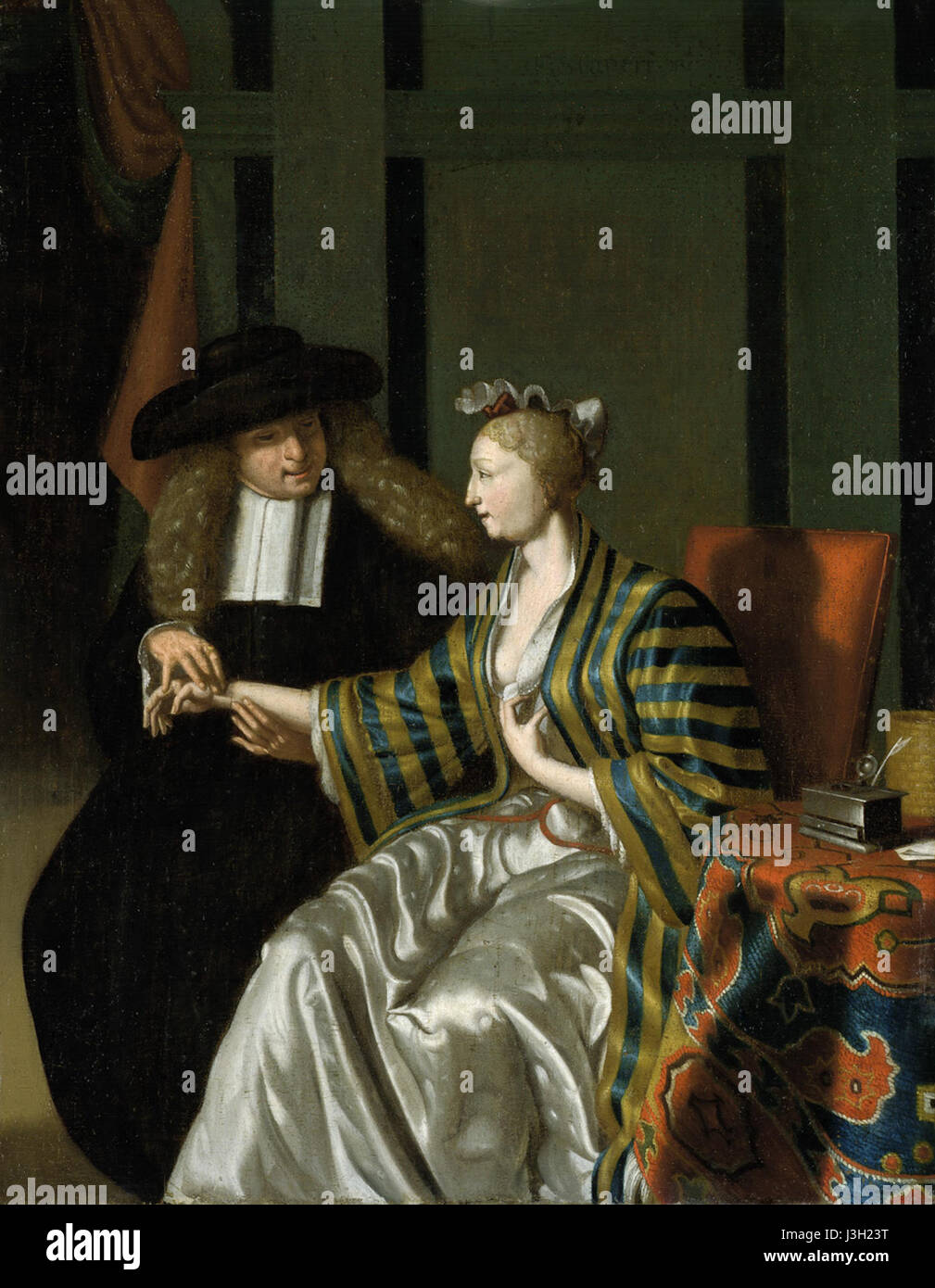 Focke Stapert Het doktersbezoek Stock Photo - Alamy