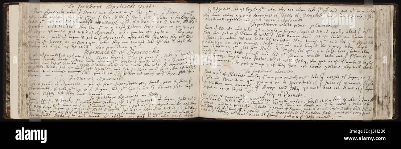 This image refers to a late 17th-century commonplace book, possibly ...