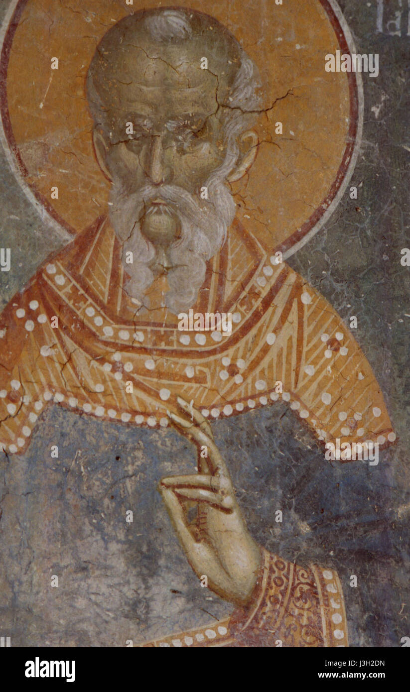 The frescos from St. Nikita Church in Banjani showcase traditional ...