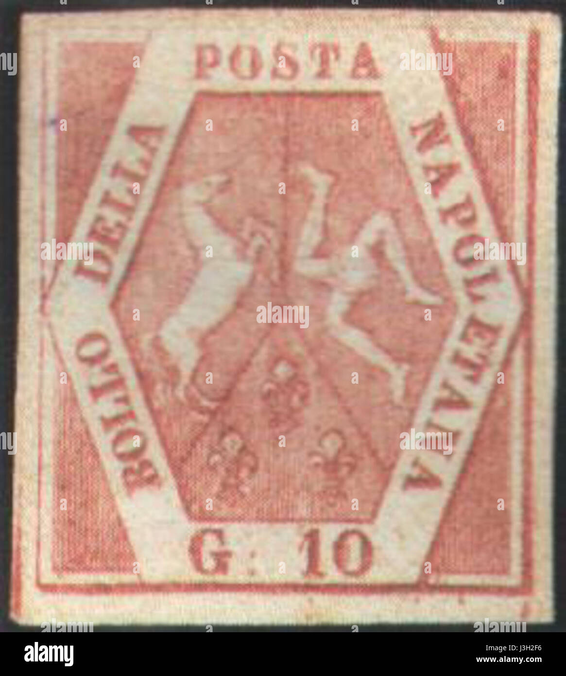 The 'Francobollo del Regno di Napoli' refers to postage stamps from the ...
