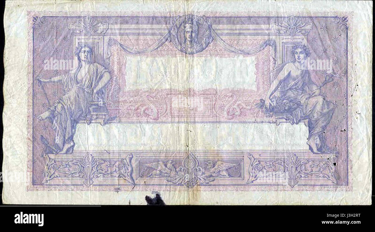 This title refers to a French 1000 Francs banknote issued in 1922. The ...