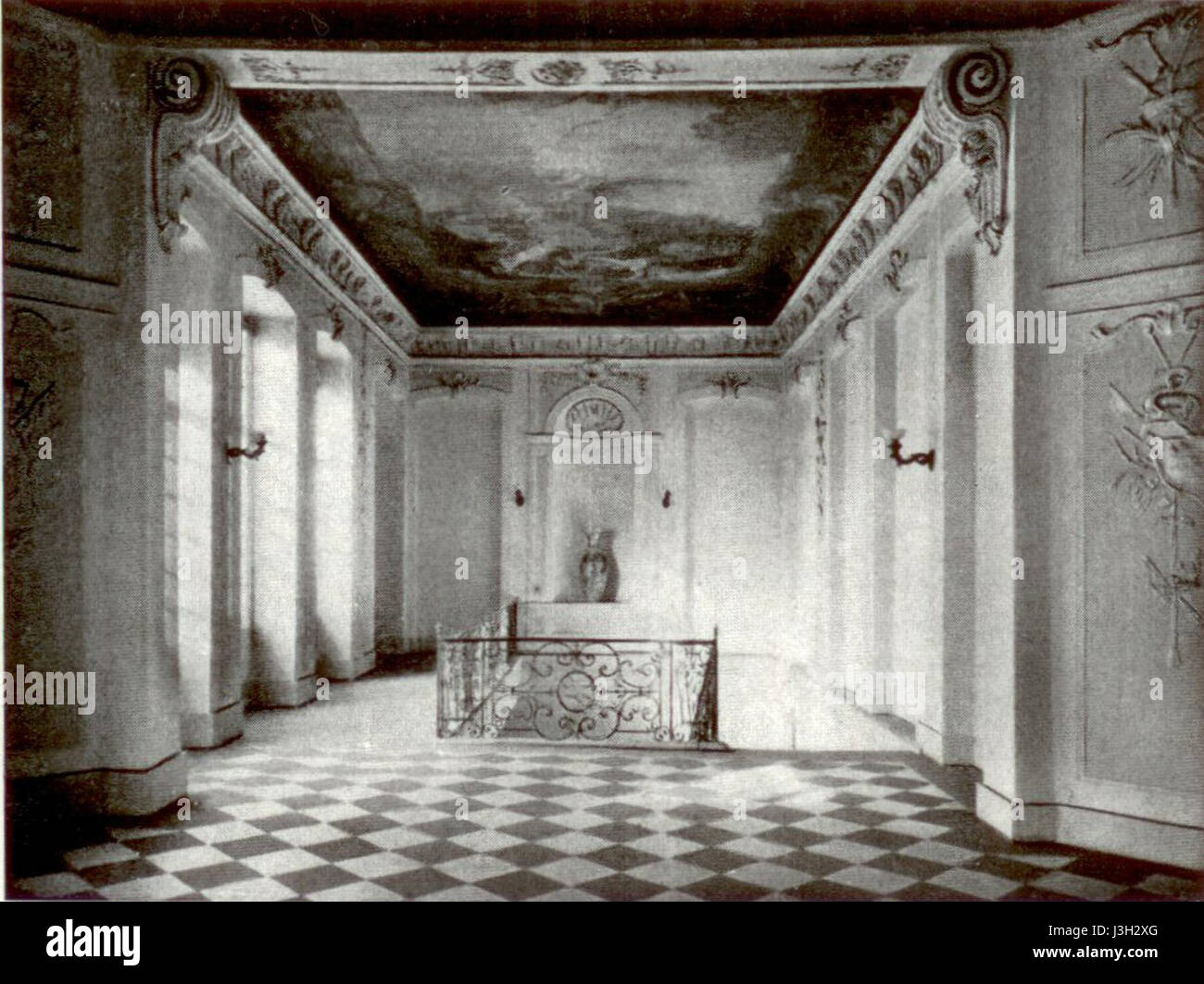 Frankfurt Palais Thurn und Taxis Treppenhaus Erster Stock Stock Photo ...