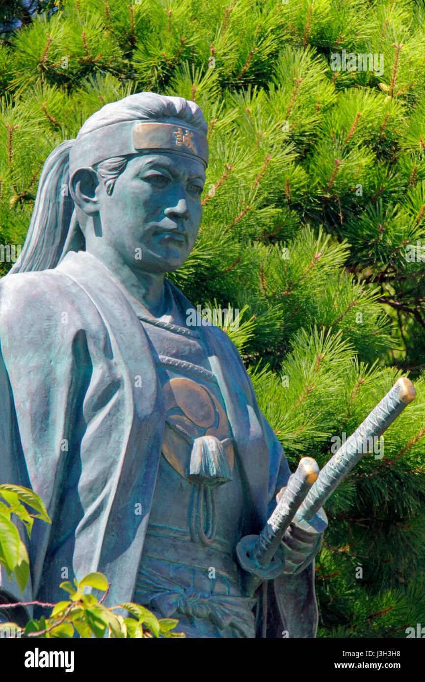 Hijikata Toshizo Statue at Takahata Fudo Temple Hino city Tokyo Japan ...