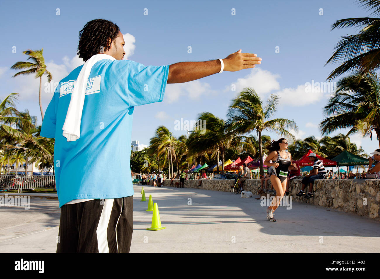 Miami Beach Florida,Ocean Drive,Lummus Park,Publix Family Fitness ...