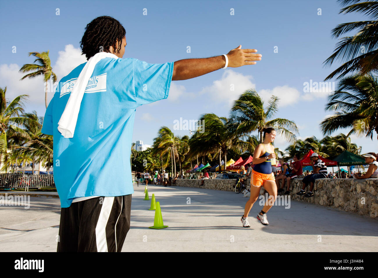 Miami Beach Florida,Ocean Drive,Lummus Park,Publix Family Fitness ...