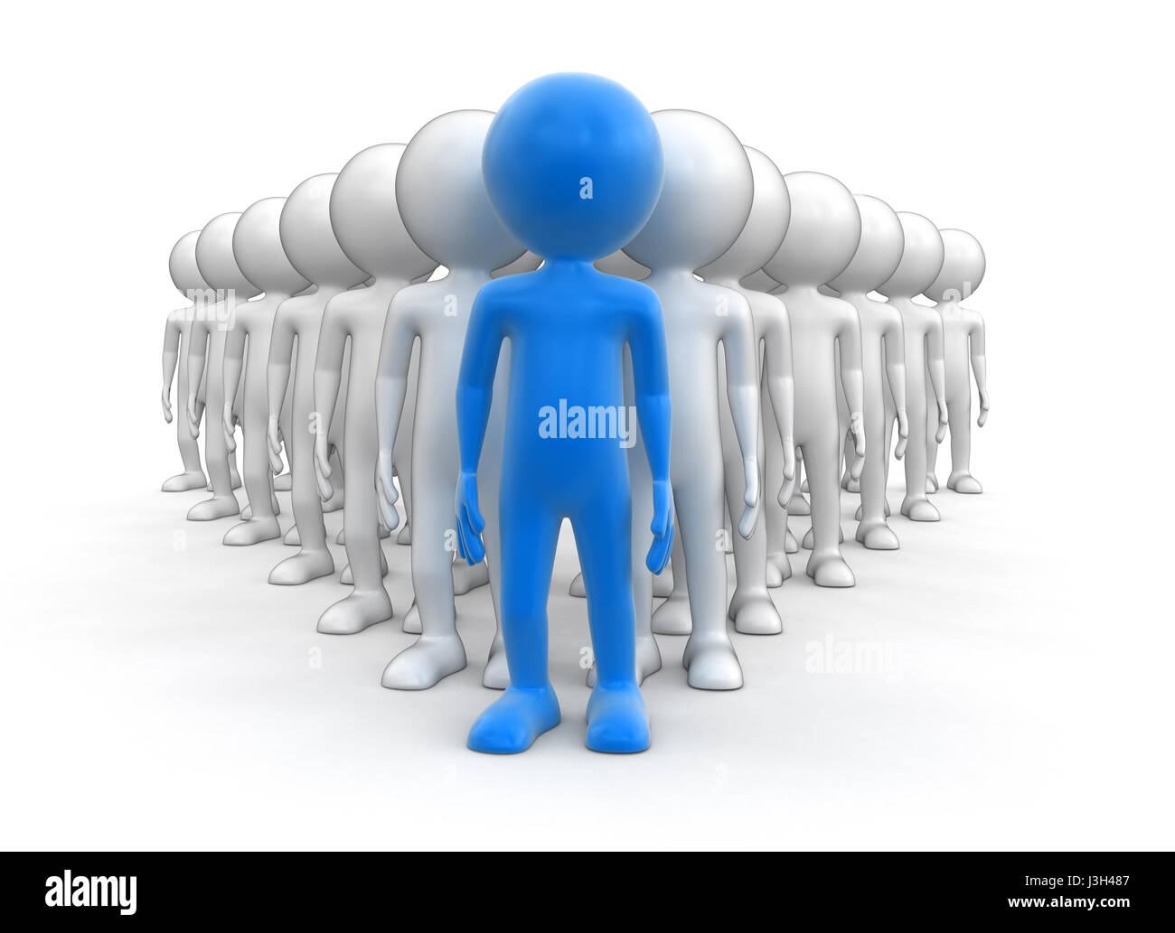 Human characters. Image with clipping path Stock Photo - Alamy