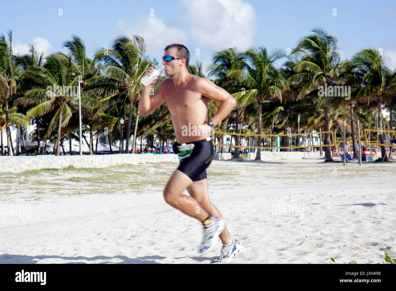 Miami Beach Florida,Ocean Drive,Lummus Park,Publix Family Fitness ...