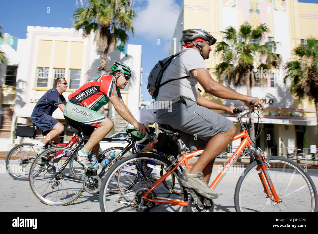 Miami Beach Florida,Ocean Drive,community bike ride,no helmet,safety ...