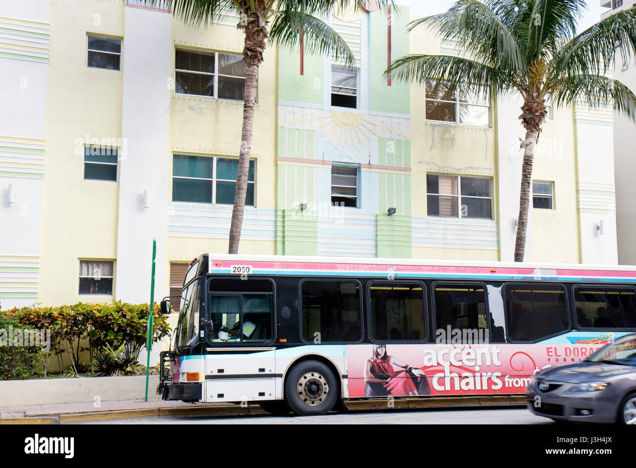 Miami Beach Florida,Collins Avenue,Art Deco building,entrance,front ...