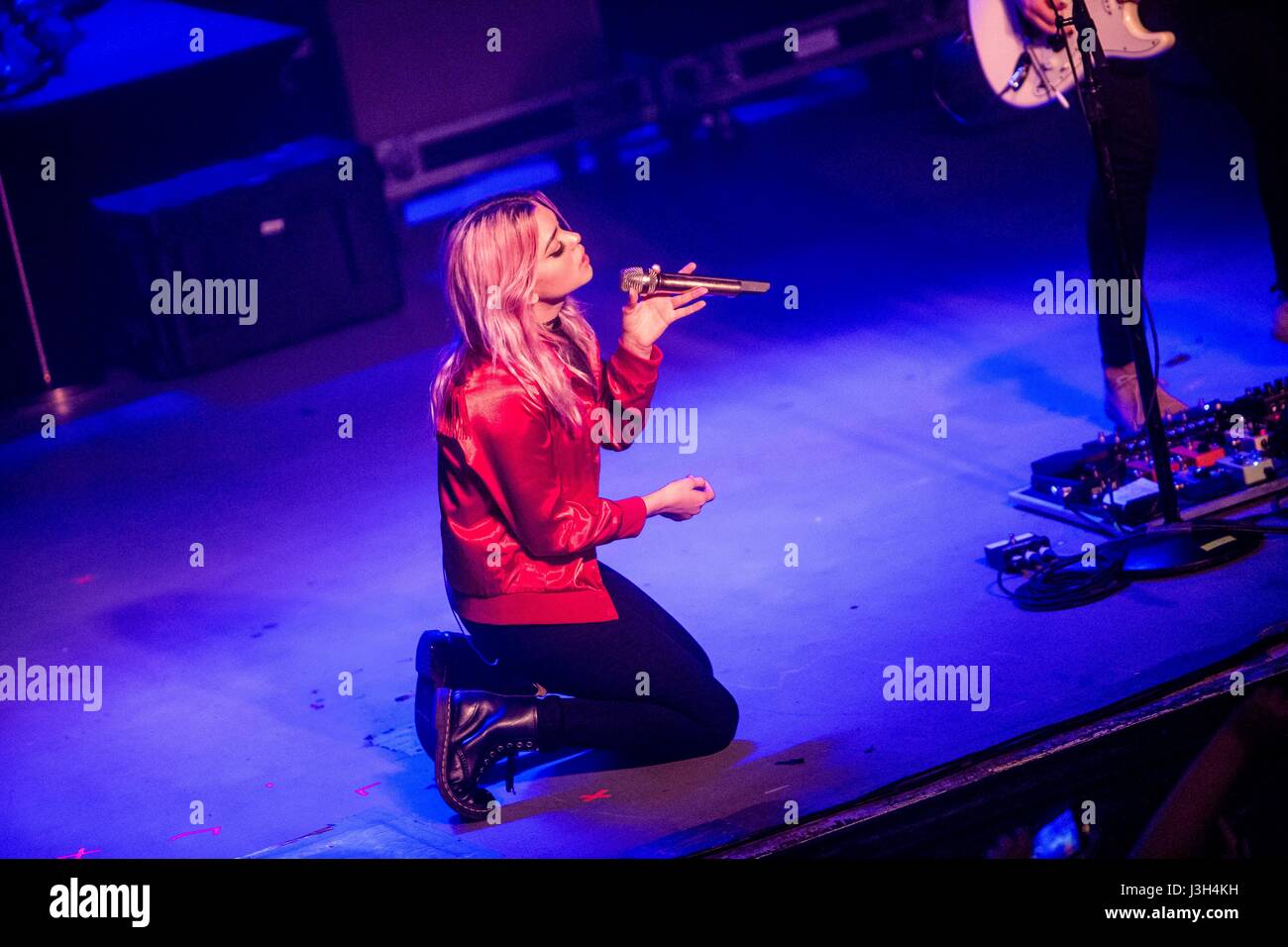 Milan, Italy. 04th May, 2017. American rock band Hey Violet performs ...