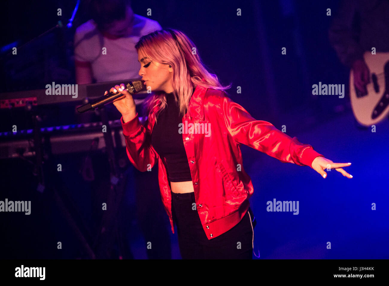 Milan, Italy. 04th May, 2017. American rock band Hey Violet performs ...