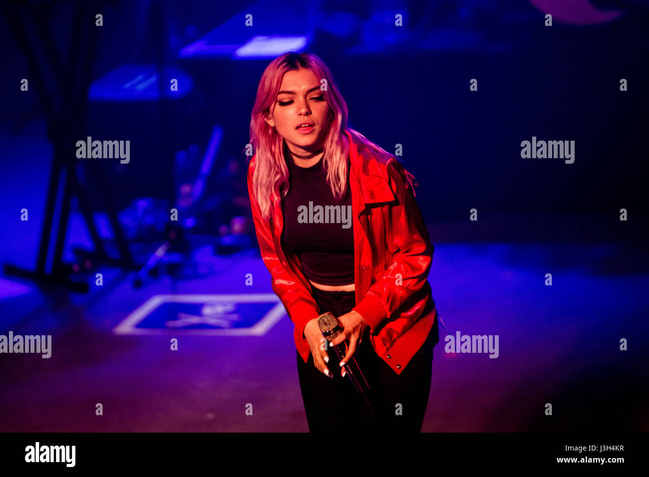 Milan, Italy. 04th May, 2017. American rock band Hey Violet performs ...
