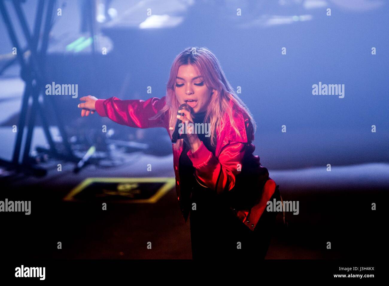 Milan, Italy. 04th May, 2017. American rock band Hey Violet performs ...