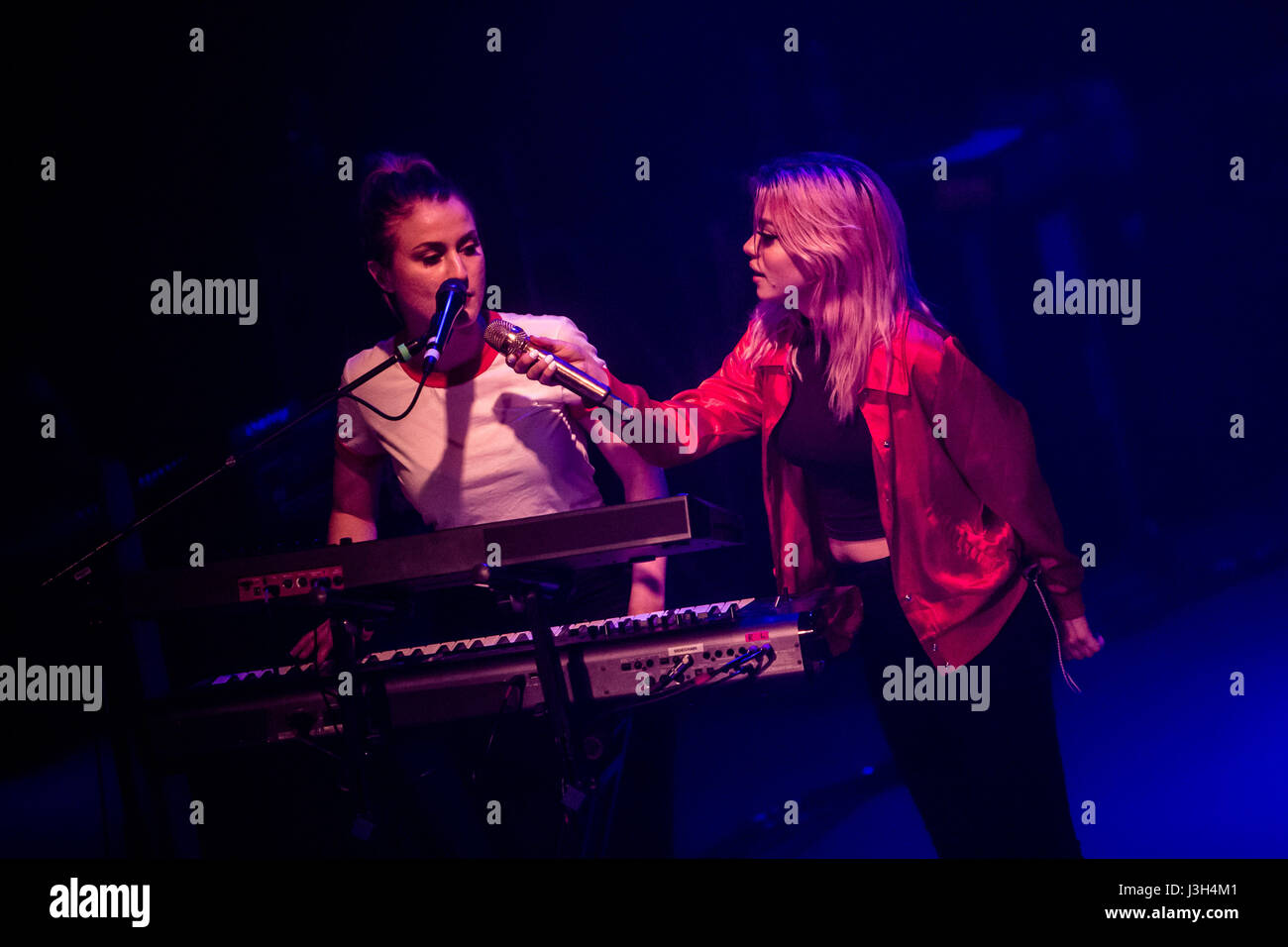Milan, Italy. 04th May, 2017. American rock band Hey Violet performs ...