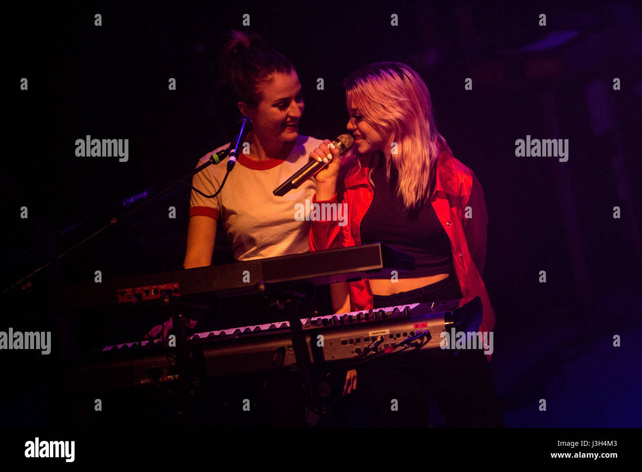 Milan, Italy. 04th May, 2017. American rock band Hey Violet performs ...