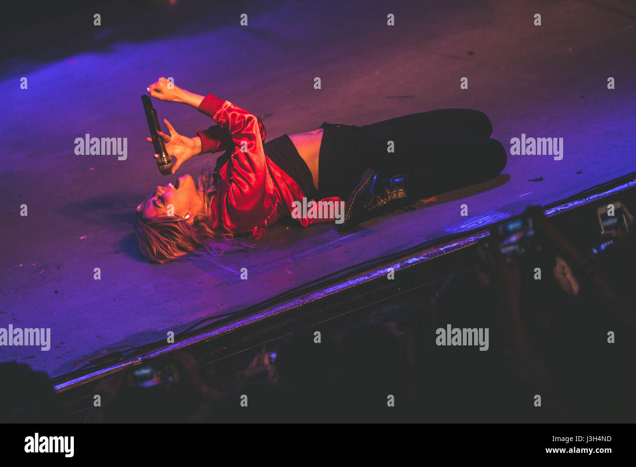 Milan, Italy. 04th May, 2017. American rock band Hey Violet performs ...