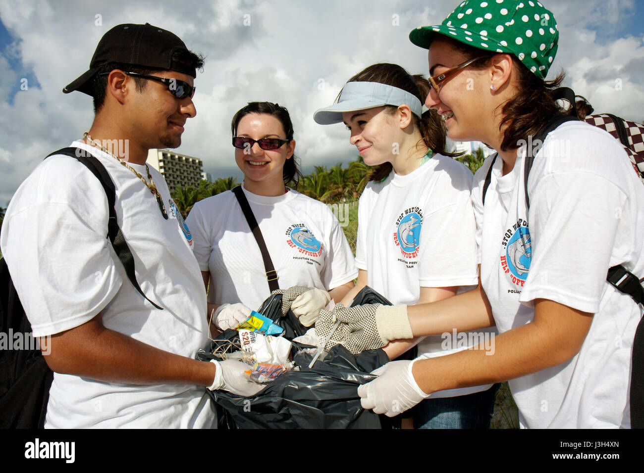 Miami Beach Florida,Lummus Park,International Coastal Cleanup,volunteer ...
