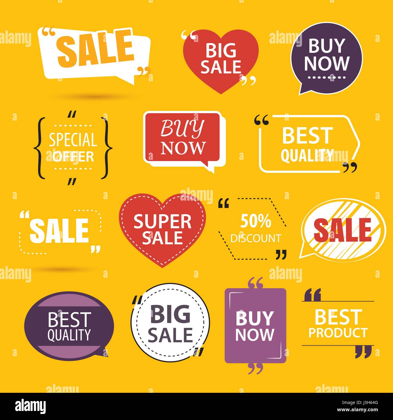 Sale stickers vector vectors Stock Vector Images - Alamy