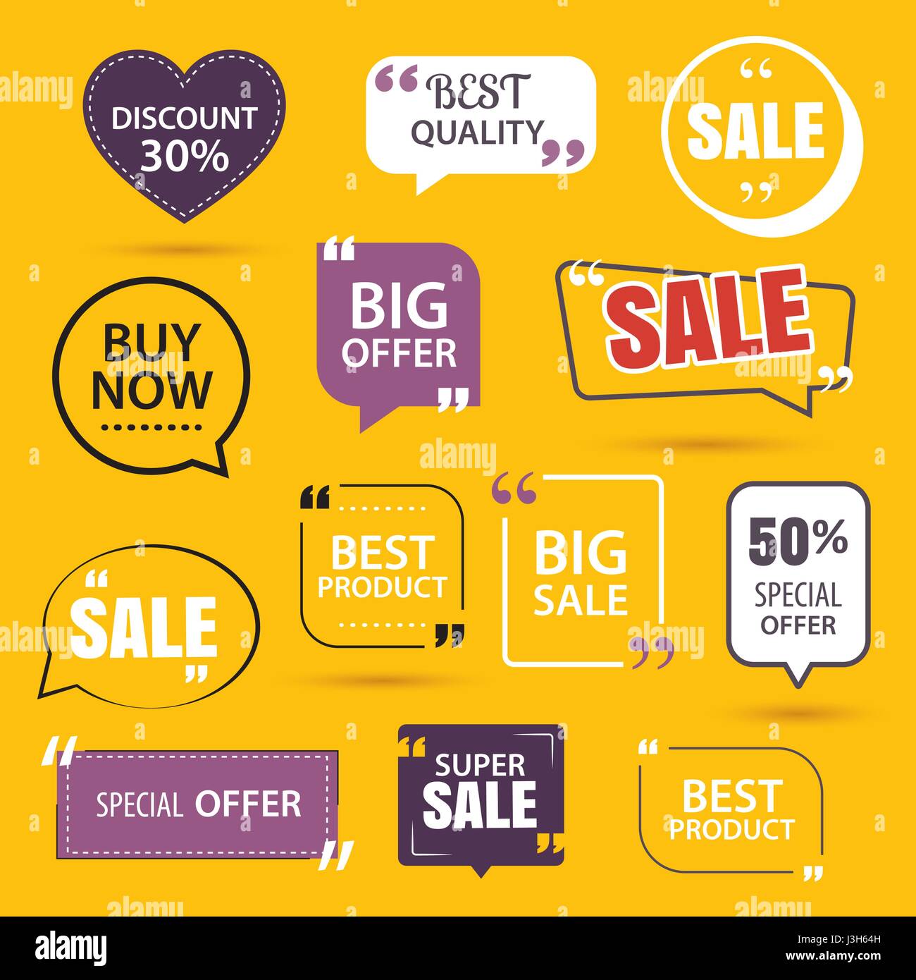collection of premium promo sale stickers Stock Vector Image & Art - Alamy
