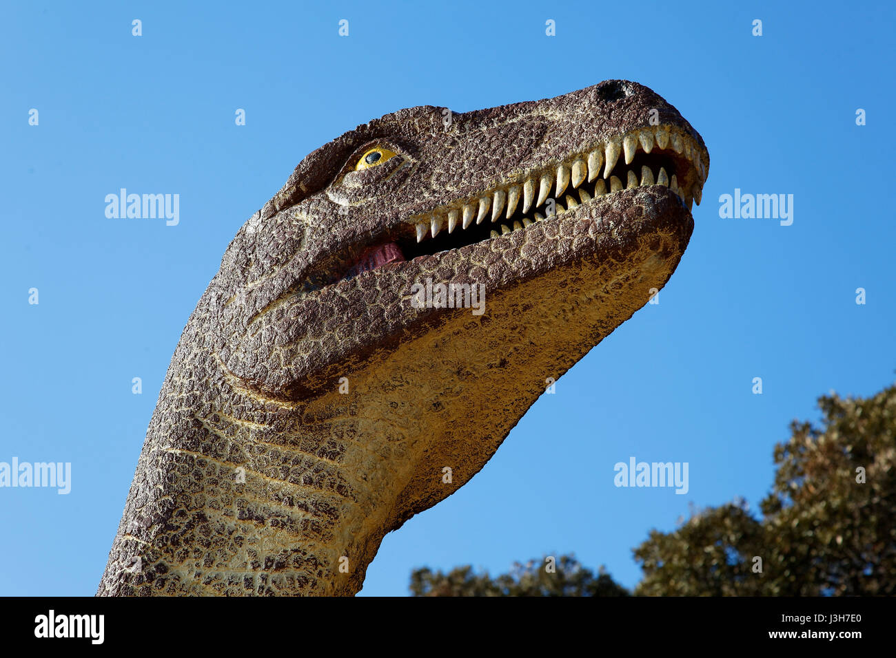 Dinosaur replica from Brijuni National Park Stock Photo - Alamy