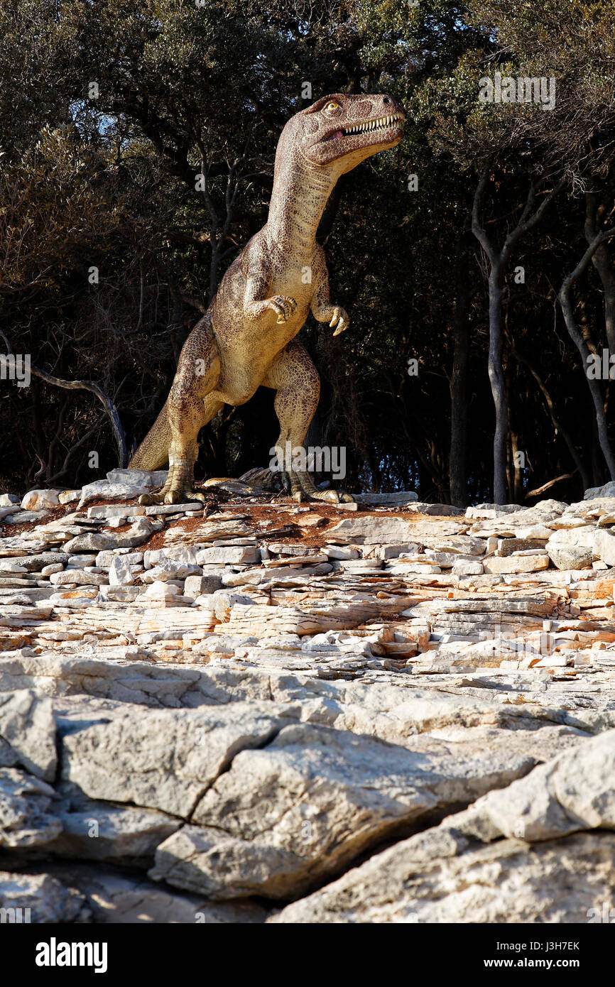 Dinosaur replica from Brijuni National Park Stock Photo - Alamy