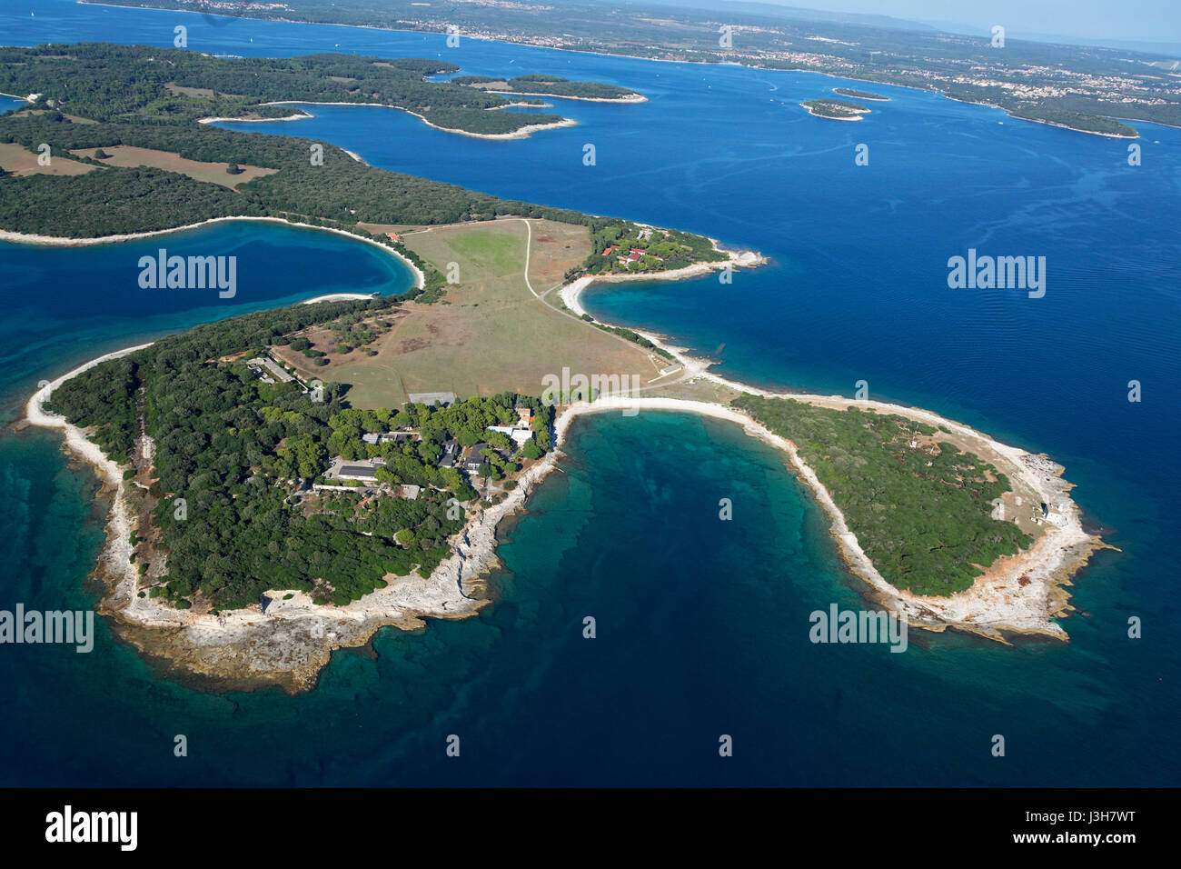 Aerial view of Brijuni National Park, Croatia Stock Photo - Alamy