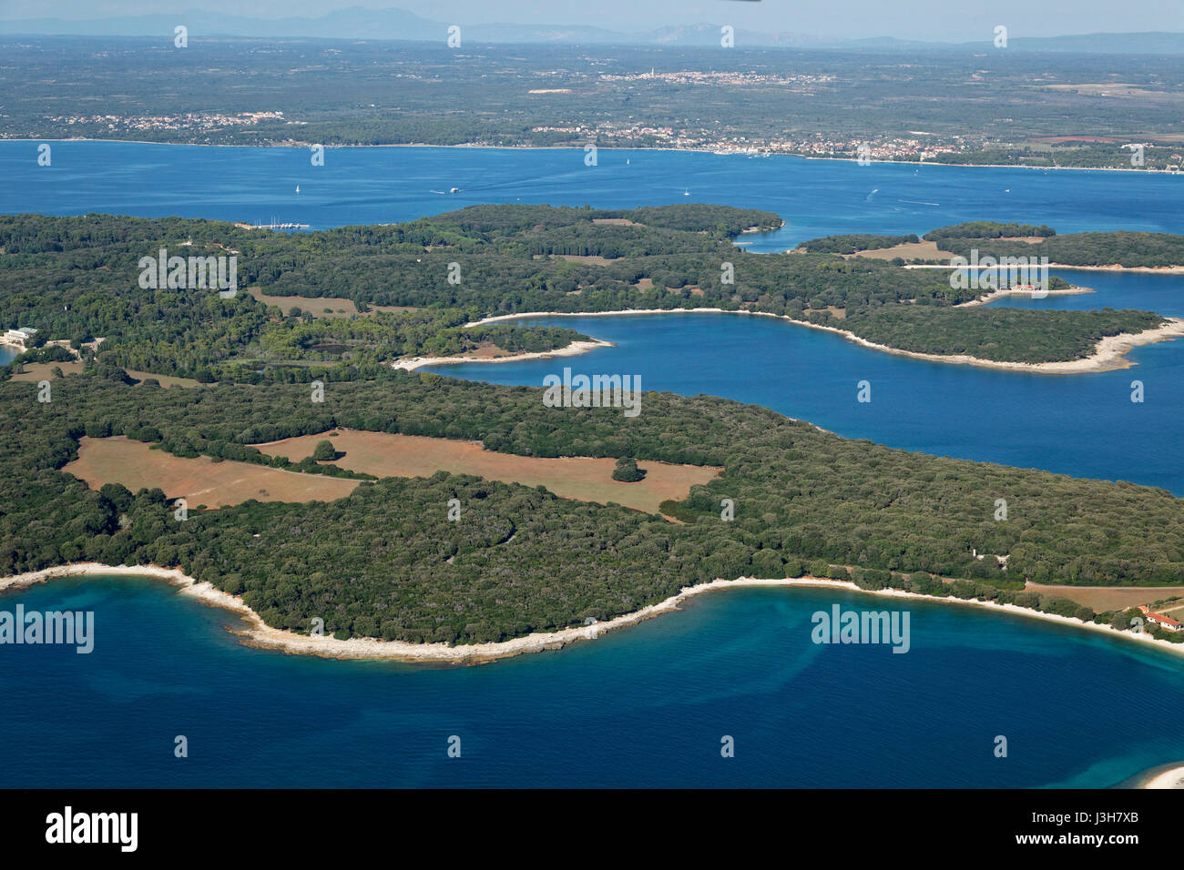 Aerial view of Brijuni National Park, Croatia Stock Photo - Alamy