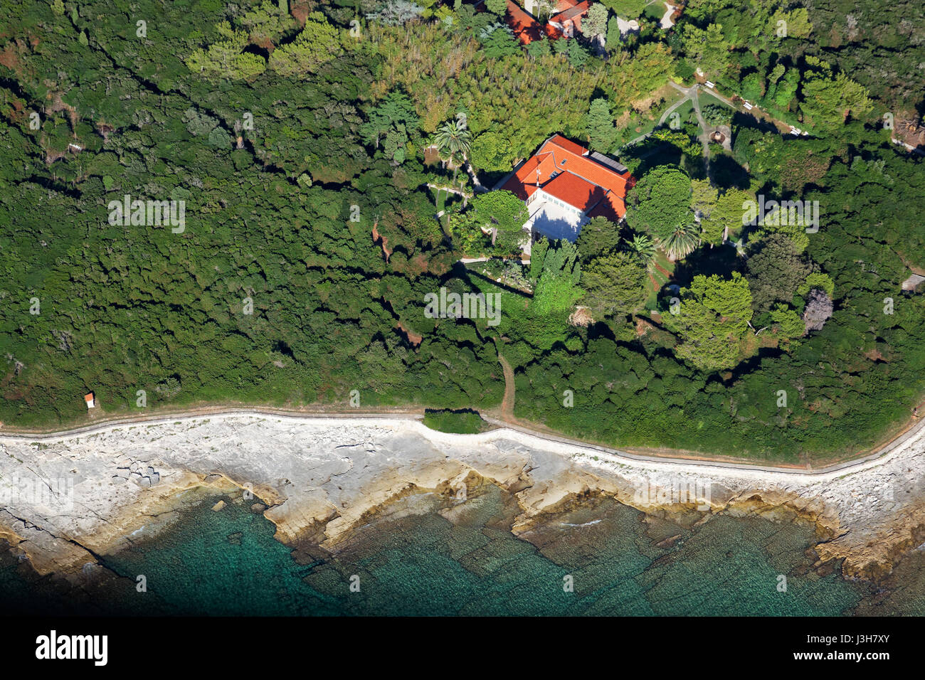 Aerial view of Brijuni National Park, Croatia Stock Photo - Alamy