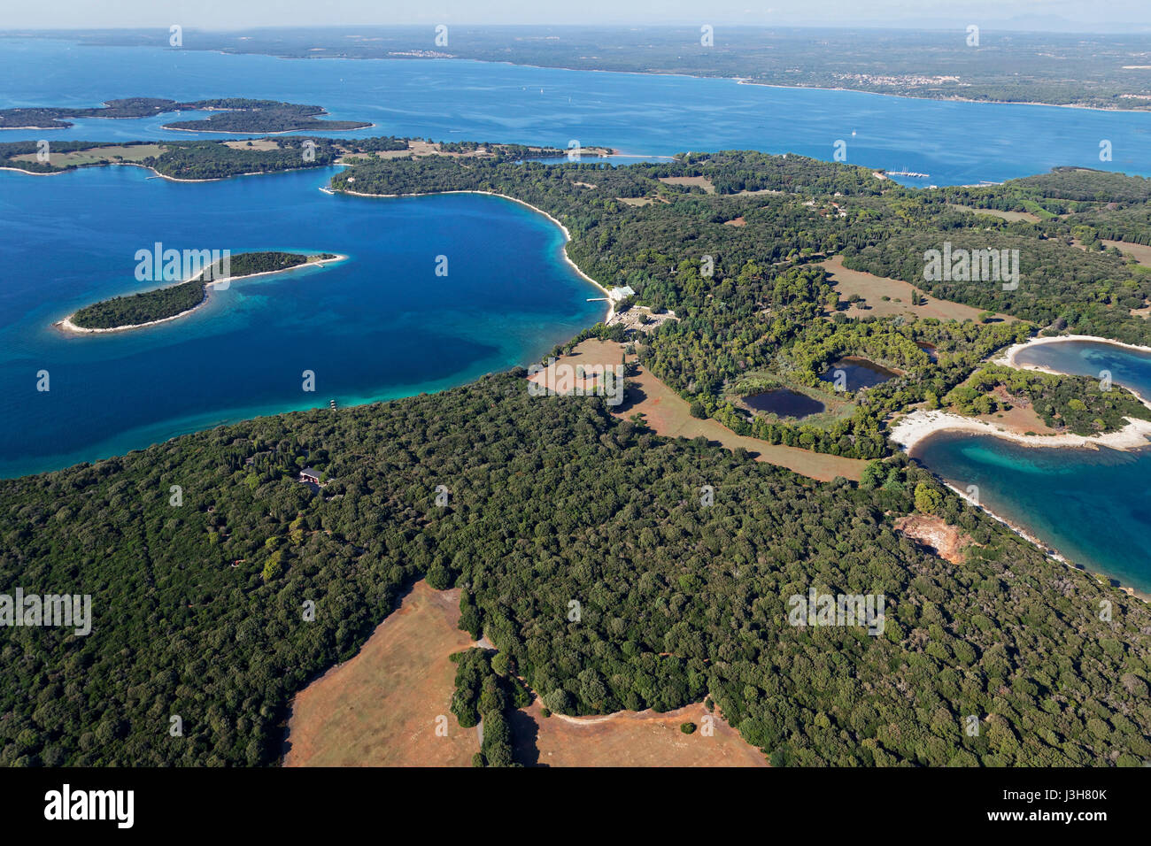 Aerial view of Brijuni National Park, Croatia Stock Photo - Alamy