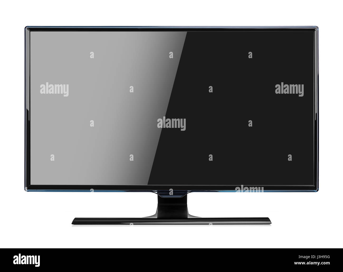 Computer monitor isolated on white background Stock Photo - Alamy