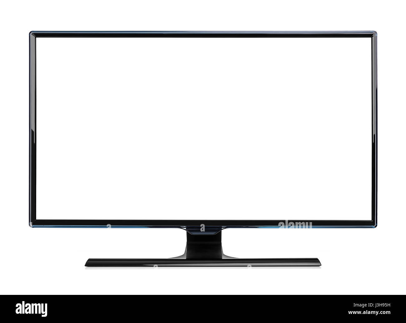 Computer monitor isolated on white background Stock Photo - Alamy